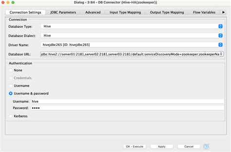 Hivedb Connector Hive Ha Connection With Multiple Zookeepers Knime Hivedb Connector Hive Ha Connection With Multiple Zookeepers Knime
