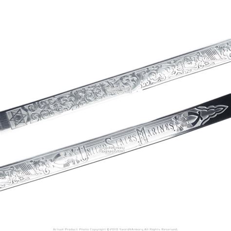 United States Military Nco Marine Saber Sword Usmc Gold