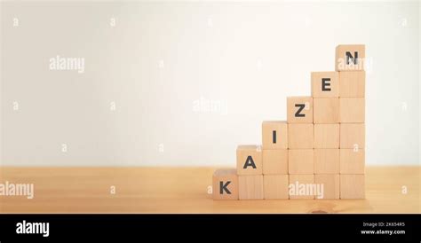 Kaizen Concept The Continuous Improvement In Business For Efficiency