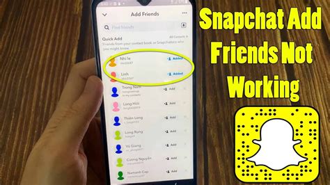 Fix Snapchat Add Friends Not Working in 2022 - YouTube