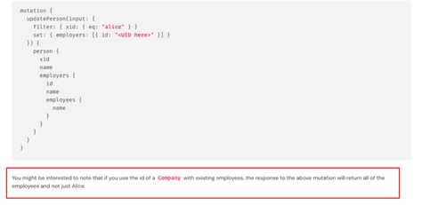 Why Does A Mutation Return Not The Nodes Of The Mutated Node But The Nodes That Have A Same