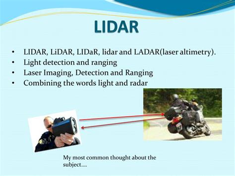 PPT LIDAR PowerPoint Presentation ID 2056821