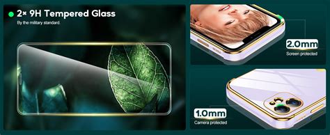 Leyi For Iphone 11 Case With Tempered Glass Screen