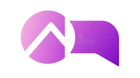 Abstract Pie Chart Style Icon With Gradient Colors Vector Design