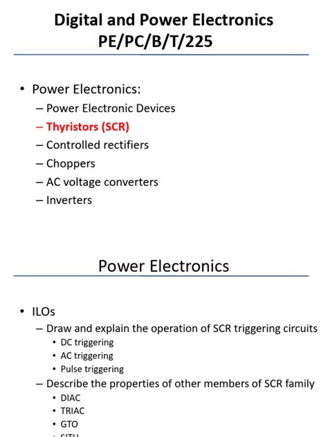Triggering Of Scr Circuits Pdf Electric Power Manufactured Goods