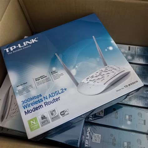 Original Box Tp Link Td W8961n Adsl 2 Modem Router
