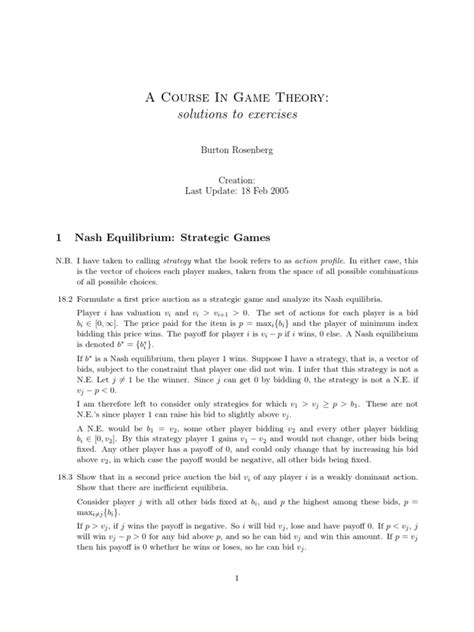 course in game theory pdf bias of an estimator game theory