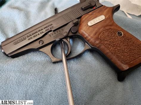 Armslist For Trade Bersa Thunder 380 Steel Frame With Original Grips