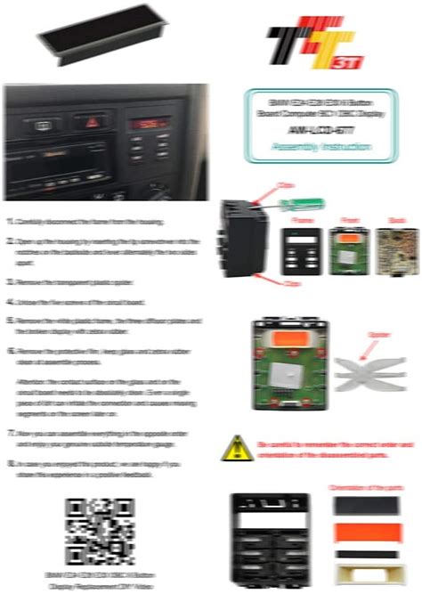 Lcd Display For Bmw E30 E28 On Board Computer Clock Bordcomputer Bc1 O German Audio Tech