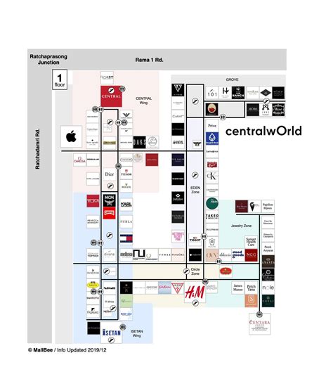 แจกแผนผังห้าง Centralworld ชีวิตติดห้าง Facebook