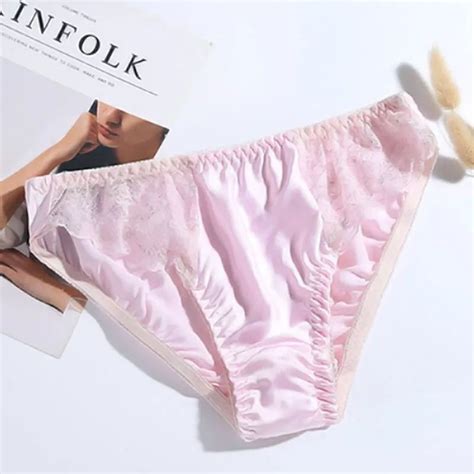 Jual Brended Premium Eropa Cd Briefs Wanita Kain Satin Susu Glosy