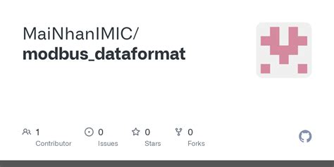 Github Mainhanimicmodbusdataformat