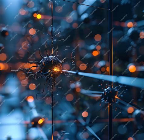 Premium Photo Illuminated Neural Networks Displaying Complexity Of