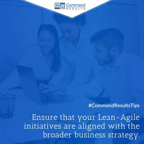 how leanagile aligns resources for strategic goals command results