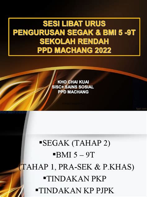 Sesi Libat Urus Segak Dan Bmi 5 9t Sr Ppdm 2022 Pdf