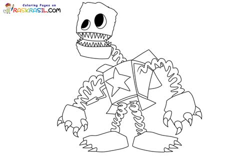 Boxy Boo Coloring Pages