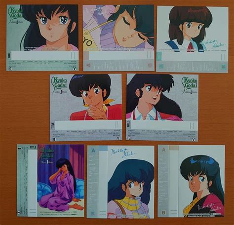 めぞん一刻 当時物カセットインデックスカード8種類セット②アニメイト高橋留美子 メルカリ