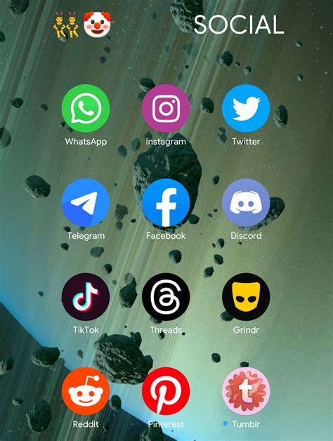 Installed Threads So Now My Social Media Folder Spells Fap R