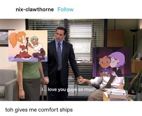 The Owl House Season 2 Tumblr Meme About Comfort Ships And Loving Both