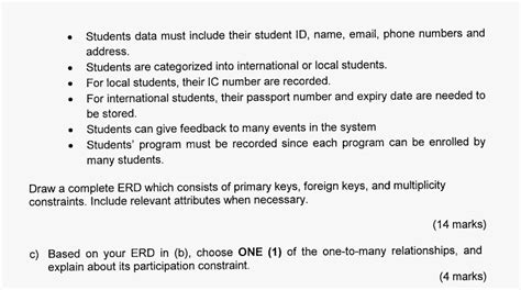 Solved Question 3 A In Ansi Sparc Three Level Architecture