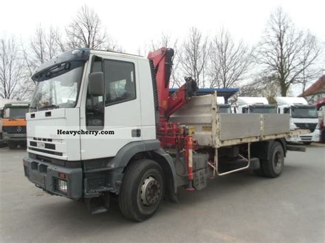 Iveco Eurotech 190 E 24 Cursor Mh Crane Fassi F 150 2002 Stake Body