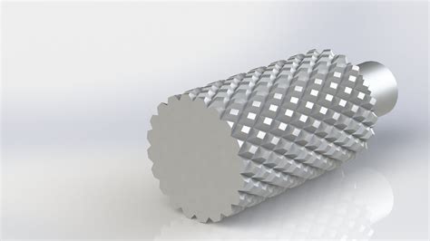 Knurling Solidworks Tutorials The Cadd Youtube