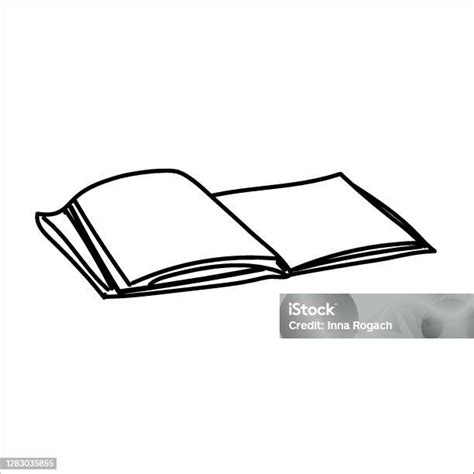 손 그리기 오픈 북 간단한 로고 최소한의 교과서 라인 아트 그림 0명에 대한 스톡 벡터 아트 및 기타 이미지 0명 감정