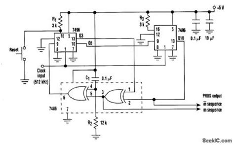 PSEUDO RANDOM BIT SEQUENCE GENERATOR Signal Processing Circuit Diagram SeekIC Com