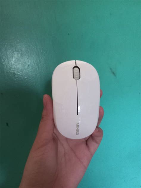 Miniso Wireless Keyboard And Mouse Set White And Gray Computers And Tech Parts And Accessories