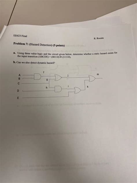 solved a using three value logie and the circuit given