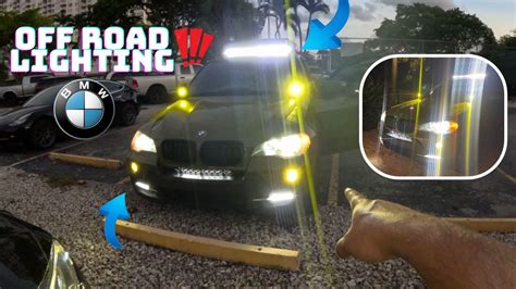 Installing Off Road Lighting On My Bmw X5 😳‼️🔥 E70 Overland Build