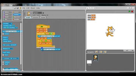 Scratch Example Converting To Pseudo Code Youtube