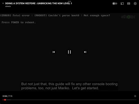 nintendo switch not boot after update nintendo switch tronicsfix