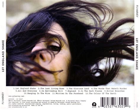 Car Tula Trasera De Pj Harvey Let England Shake Portada