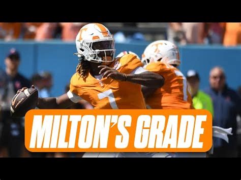 Volquest reacts to Tennessee football QB Joe Milton's performance ...