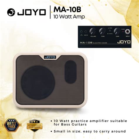 JOYO 10watt Portable Bass Amplifier Active Speaker ( MA-10B / MA10 / MA ...