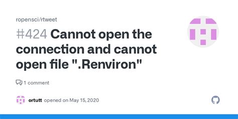 cannot open the connection and cannot open file renviron · issue