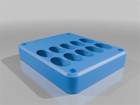 Parametric Battery Holder By Grapfen Download Free Stl Model