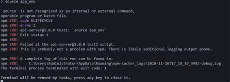 Configure Npm Script Shell For Running Npm Tasks In Vs Code · Issue