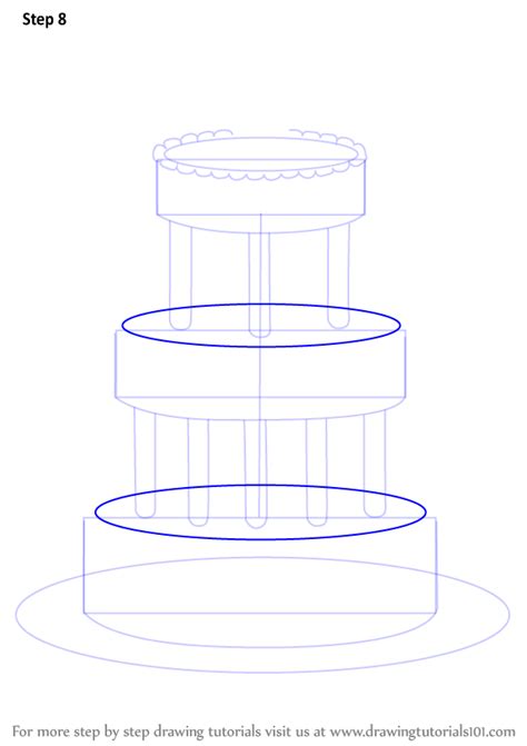 How To Draw A Wedding Cake