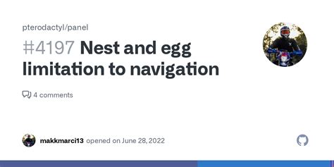 Nest And Egg Limitation To Navigation Issue Pterodactyl Panel GitHub