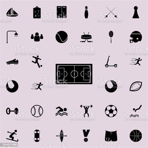 축구 필드 아이콘입니다 웹 및 모바일에 대 한 스포츠 아이콘 유니버설 세트 경쟁에 대한 스톡 벡터 아트 및 기타 이미지 경쟁 공 스포츠 장비 구 Istock