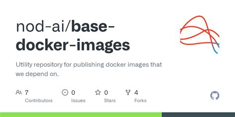Github Nod Aibase Docker Images Utility Repository For Publishing Docker Images That We