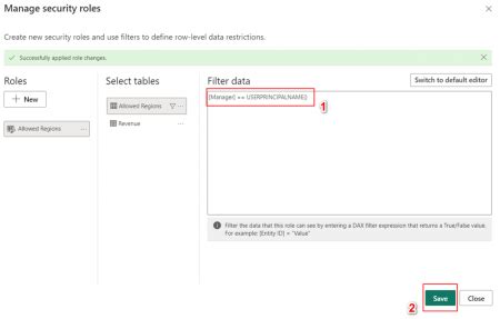 Ways To Configure RLS In Power BI Excelerator BI