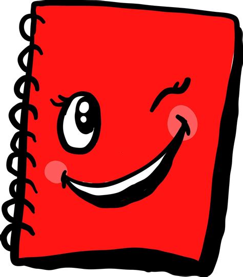 Red Notebook Illustration Vector On White Background 13894396 Vector
