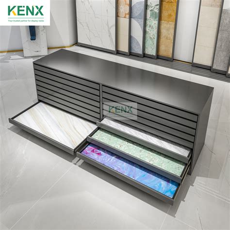 Drawer Tile Display Cabinets For Collectibles Customized Tiledisplaystand Com