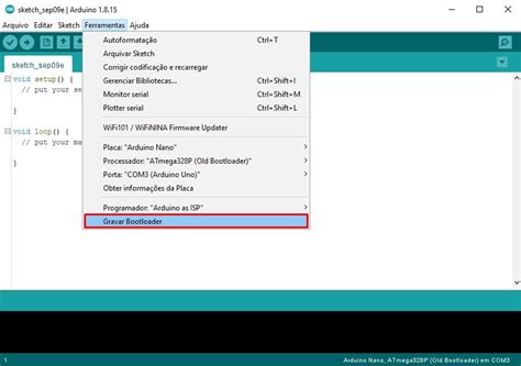 Trocando O Bootloader Do Arduino Nano Blog Eletrogate
