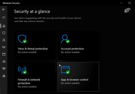Whats New With Windows 10 October 2018 Update Security Settings