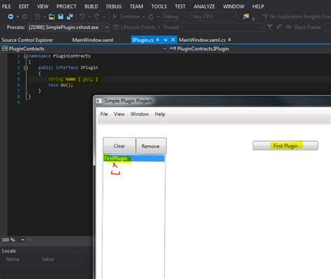 C How Do I Populate The Listbox Plugin Item Name As It Is Set In The