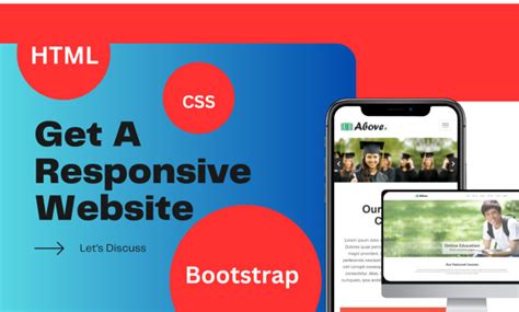 Design A Responsive Website Html Css Bootstrap At Cheap Rate By